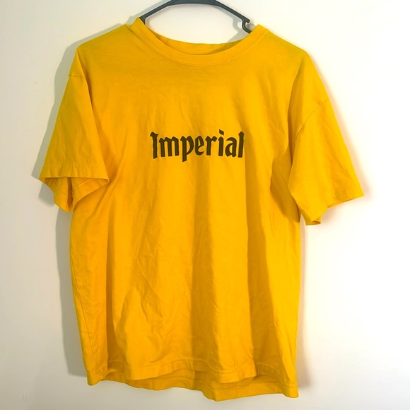 imperial | Shirts | Imperial Yellow Cerveza Shirt | Poshmark